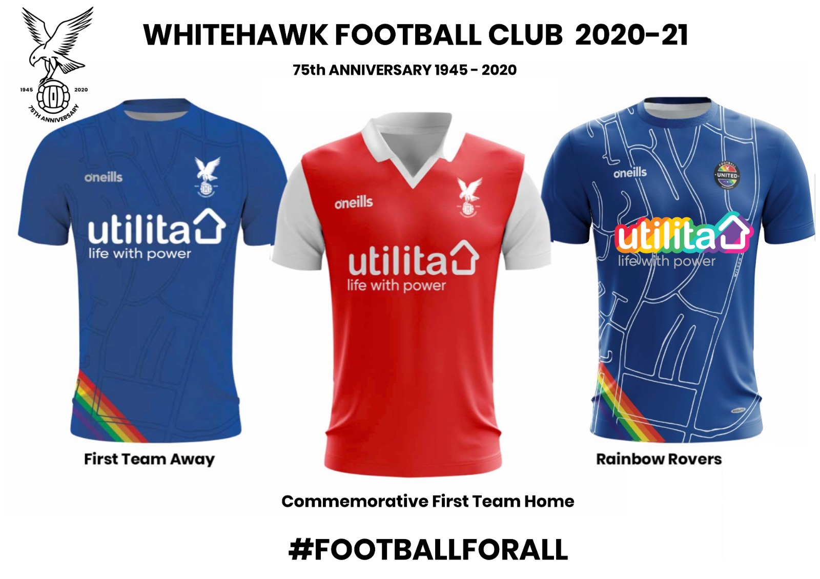 Hawks Partner With Utilita For 75th Anniversary - Whitehawk FC