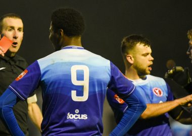 United edge out 10-man Hawks in feisty Boxing Day derby - Whitehawk FC